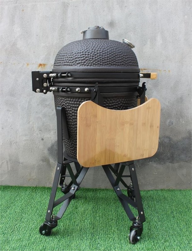 20 Inch Ceramic Barbecue Grill Outdoor Matte Black Color 51cm